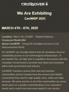 The CanWISP 2025 Conference - Crossover Distribution